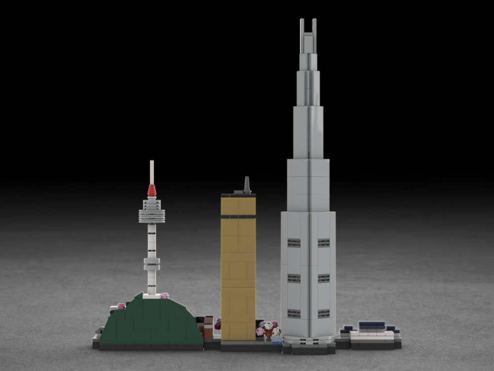 LEGO MOC Seoul Skyline by Skyline_Lover | Rebrickable - Build with LEGO