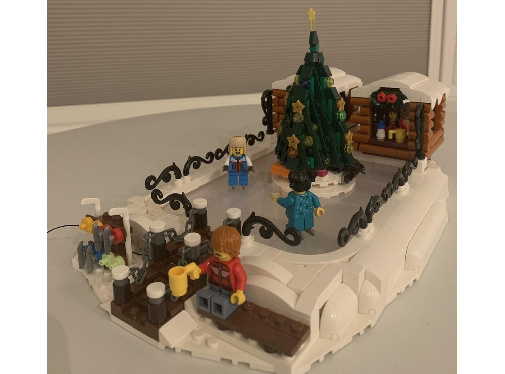 LEGO MOC-200549 Winter village ice skating rink by Peter2511 ...