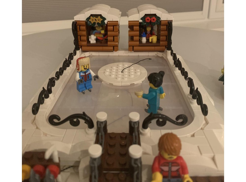 LEGO MOC Winter village ice skating rink by Peter2511 | Rebrickable ...
