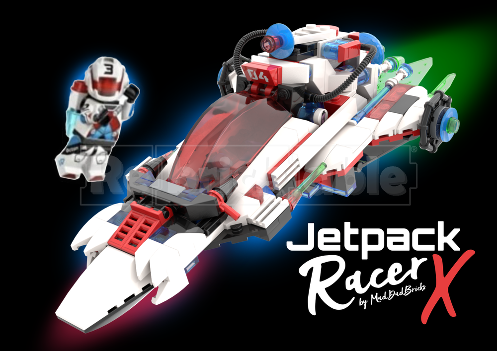 LEGO MOC Jetpack Racer X by MadDadBricks | Rebrickable - Build with LEGO