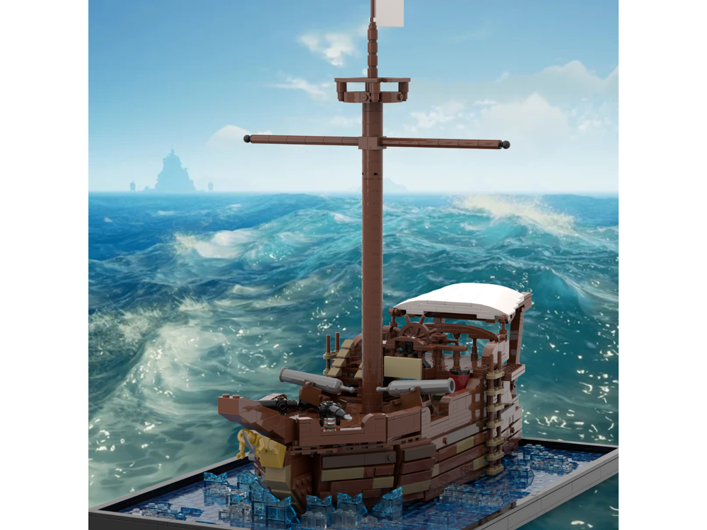 LEGO MOC Sea of Thieves: The Sloop by Zorios | Rebrickable - Build with ...