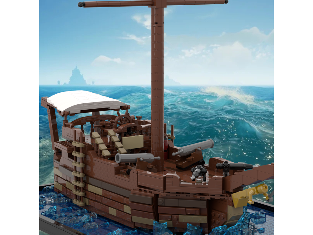 LEGO MOC Sea of Thieves: The Sloop by Zorios | Rebrickable - Build with ...