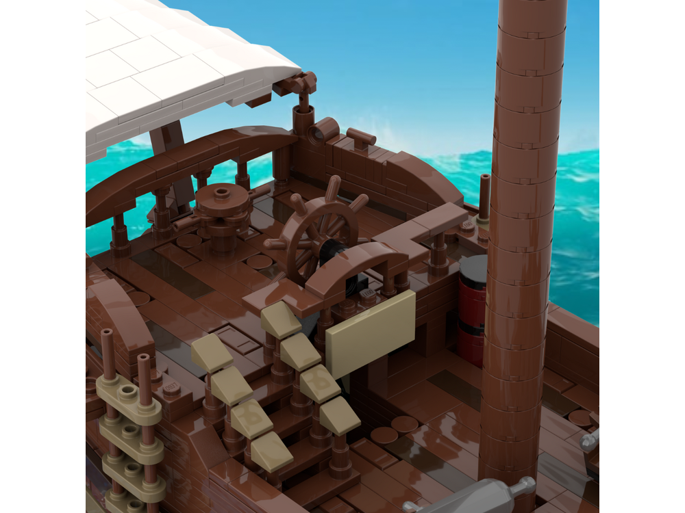 LEGO MOC Sea of Thieves: The Sloop by Zorios | Rebrickable - Build with ...