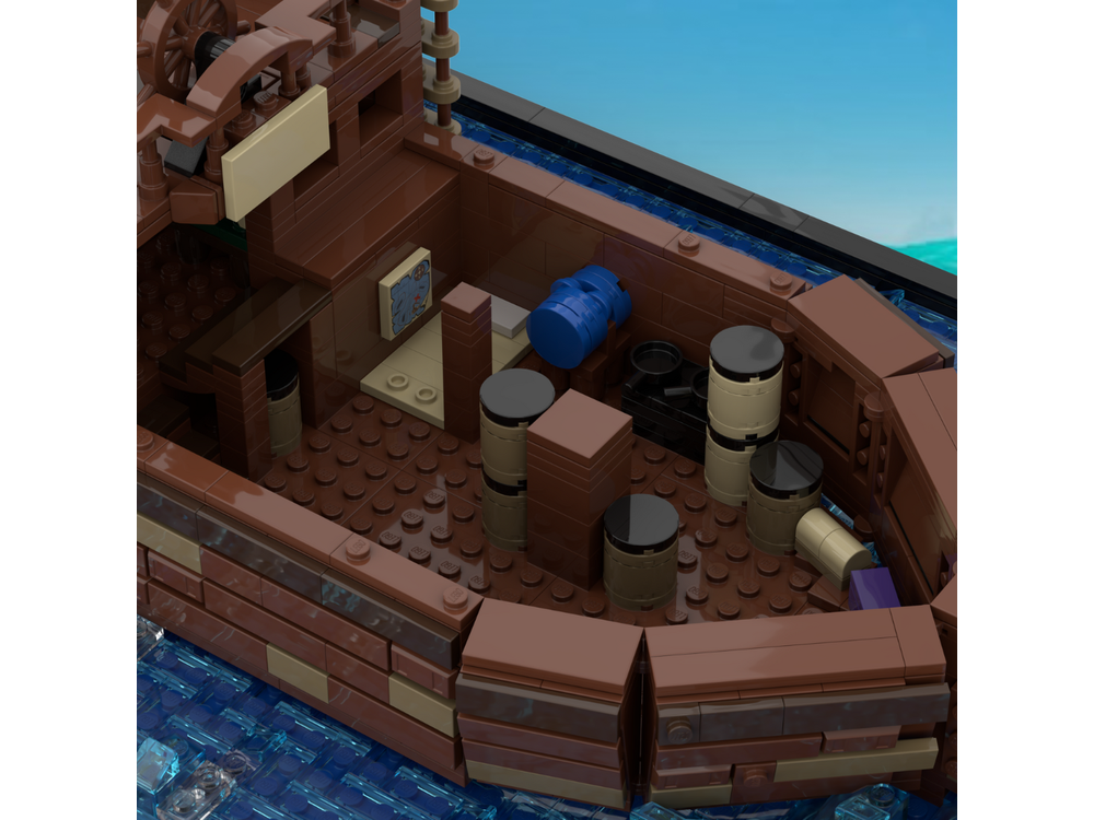 LEGO MOC Sea of Thieves: The Sloop by Zorios | Rebrickable - Build with ...