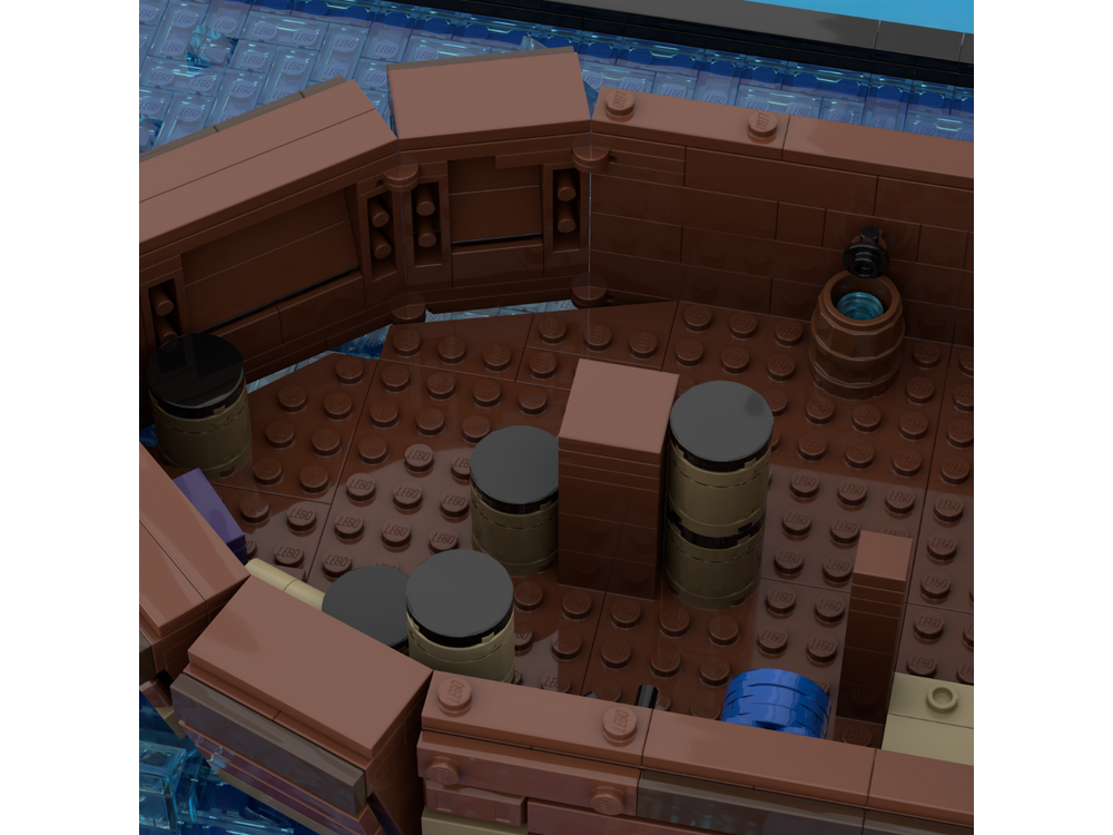 LEGO MOC Sea of Thieves: The Sloop by Zorios | Rebrickable - Build with ...