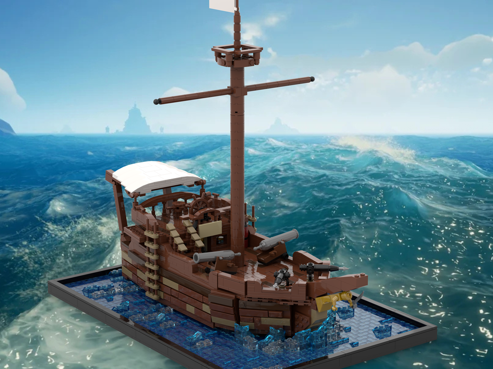 LEGO MOC Sea of Thieves: The Sloop by Zorios | Rebrickable - Build with ...