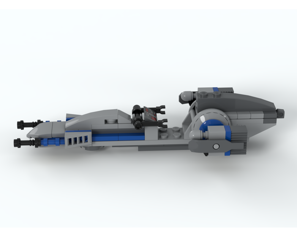 Lego Moc 75280 Alternate Build Walker And Speeder Minifig Scale By Will