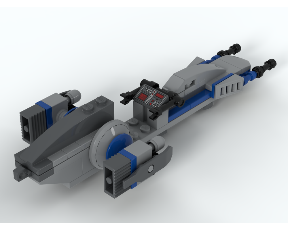 LEGO MOC 75280 Alternate Build - Walker & speeder minifig scale by Will ...
