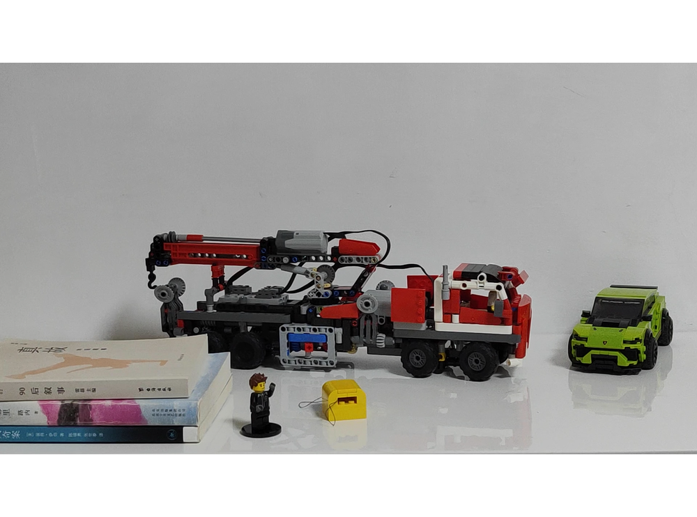 LEGO MOC Mini RC Crane Truck by sherkvic | Rebrickable - Build with LEGO