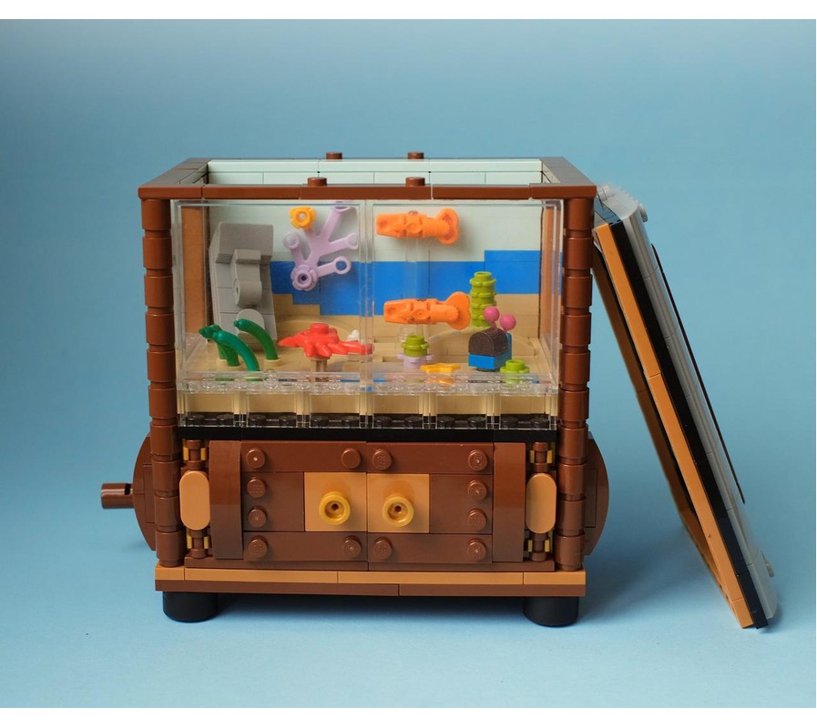 LEGO MOC Animated Aquarium by click_lever | Rebrickable - Build with LEGO