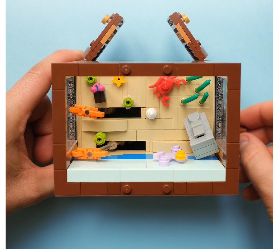 LEGO MOC Animated Aquarium by click_lever | Rebrickable - Build with LEGO