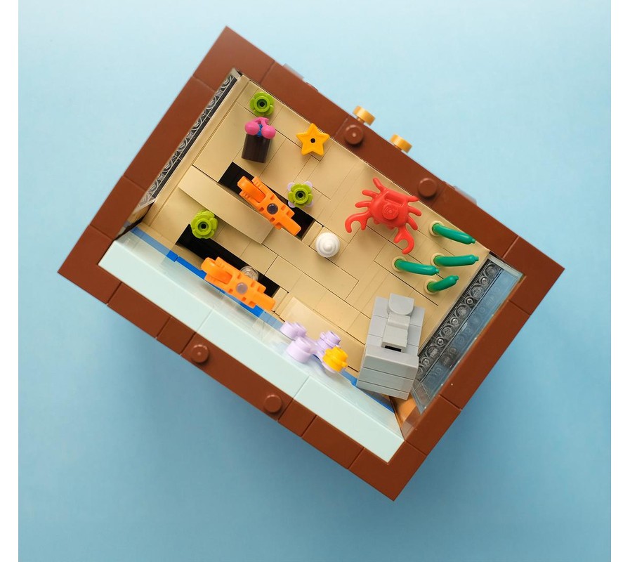 LEGO MOC Animated Aquarium by click_lever | Rebrickable - Build with LEGO