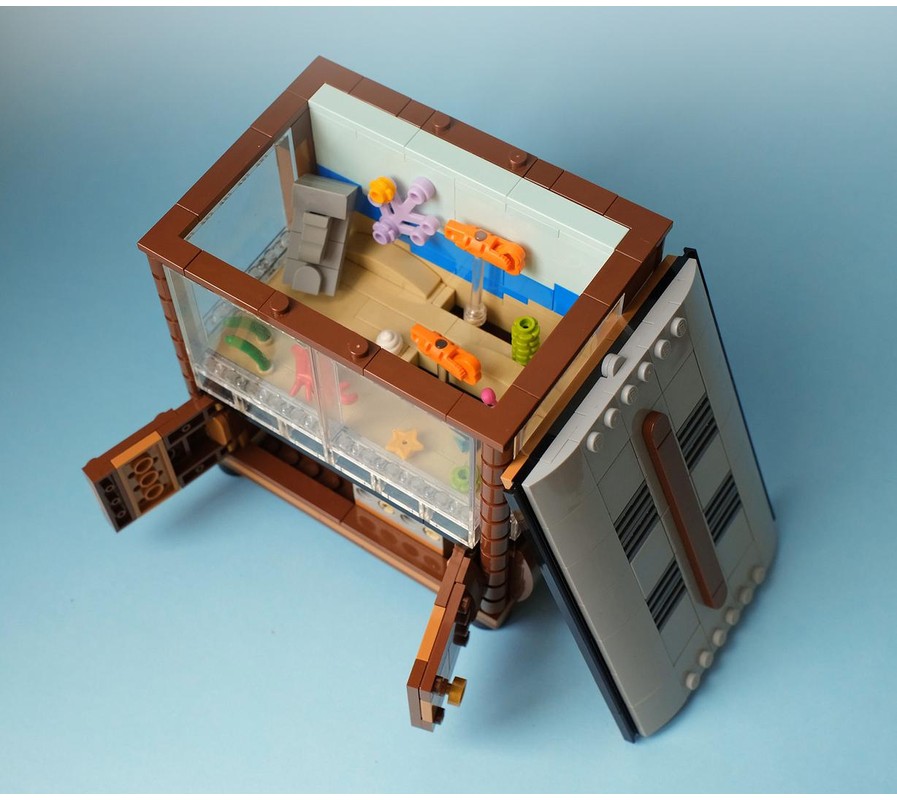 LEGO MOC Animated Aquarium by click_lever | Rebrickable - Build with LEGO