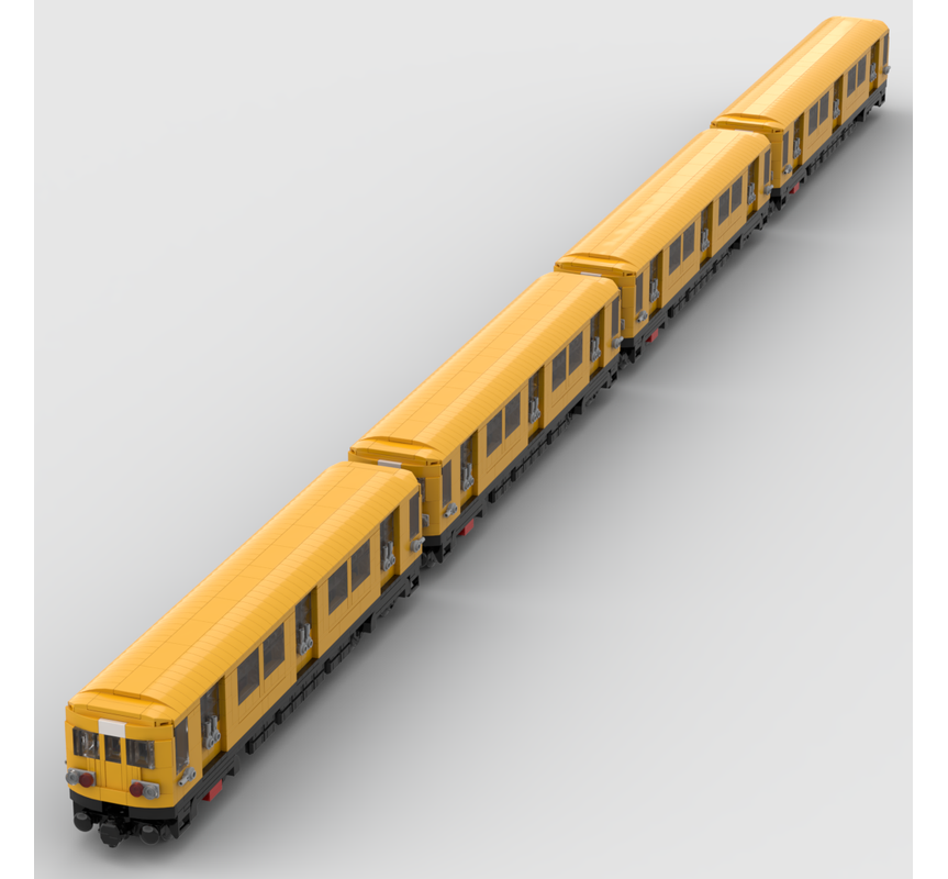 LEGO MOC Berlin U-Bahn: BVG Class F by Leo G | Rebrickable - Build with ...