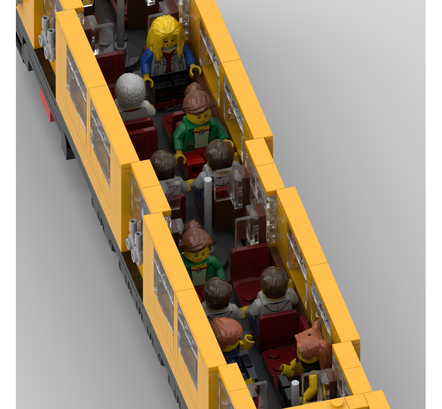 LEGO MOC Berlin U-Bahn: BVG Class F by Leo G | Rebrickable - Build with ...