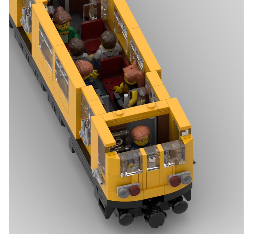 LEGO MOC Berlin U-Bahn: BVG Class F by Leo G | Rebrickable - Build with ...
