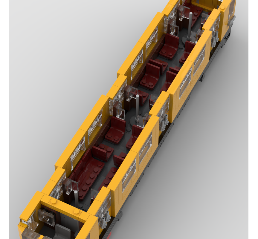 LEGO MOC Berlin U-Bahn: BVG Class F by Leo G | Rebrickable - Build with ...