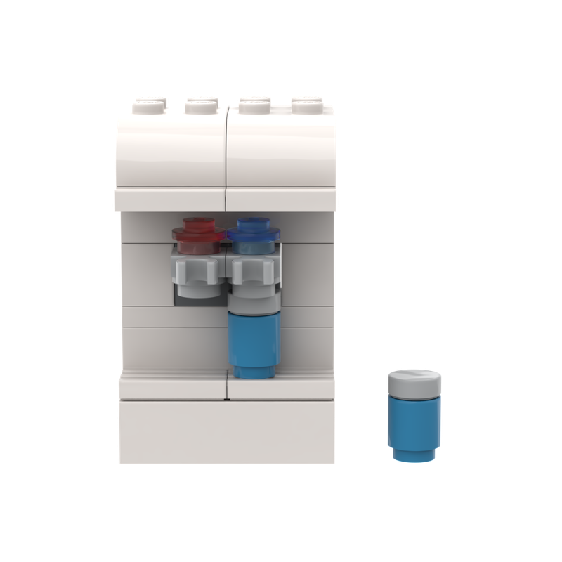 LEGO MOC 11005: Water Dispenser by BrickAlchemist | Rebrickable - Build ...