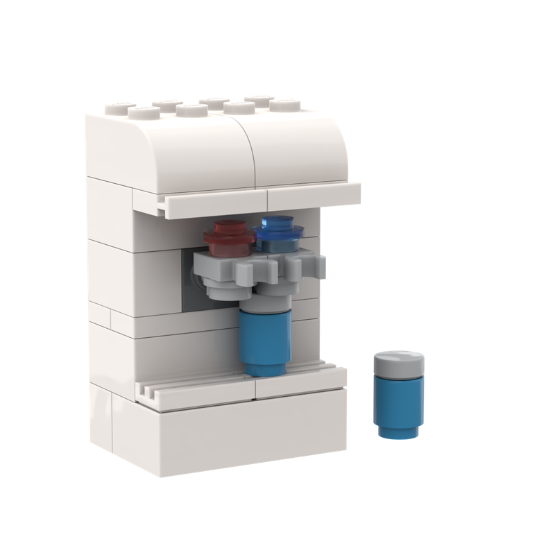 LEGO MOC 11005: Water Dispenser by BrickAlchemist | Rebrickable - Build ...