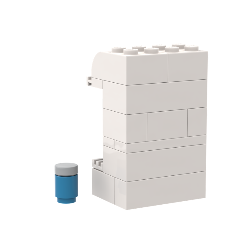 LEGO MOC 11005: Water Dispenser by BrickAlchemist | Rebrickable - Build ...