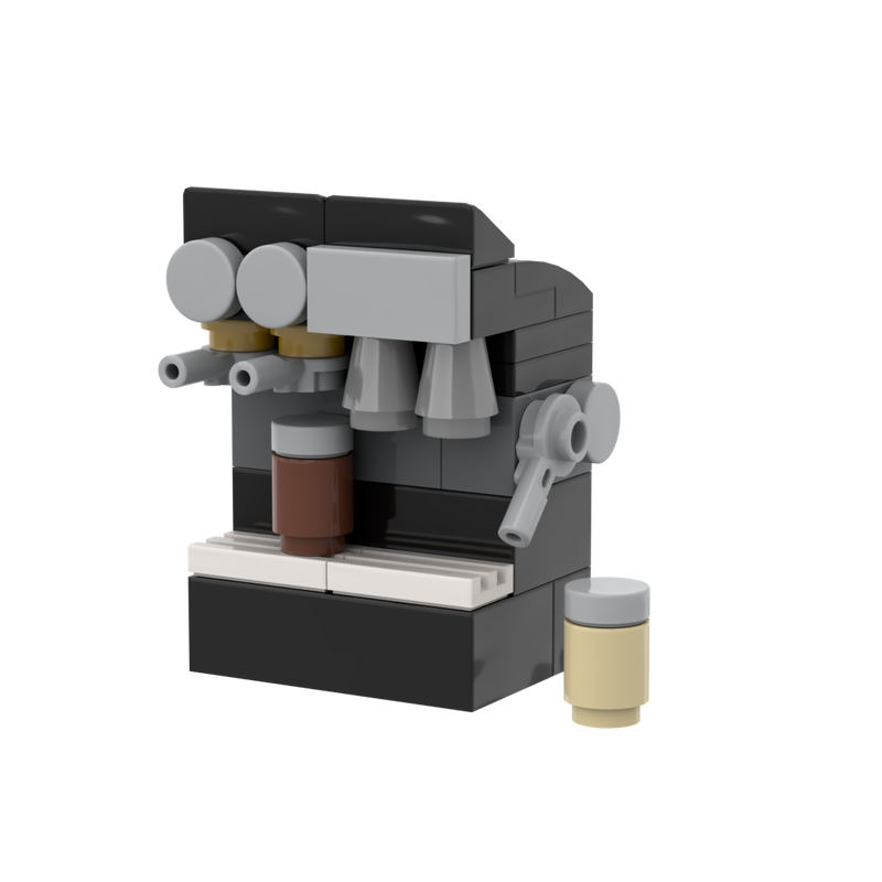 LEGO MOC 11005: Coffee Machine by BrickAlchemist | Rebrickable - Build ...
