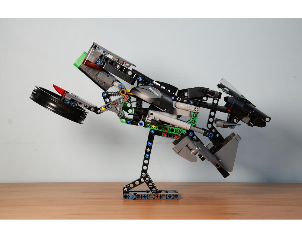 Lego Moc Kawasaki Hover Bike 42170 Alternative Build By Nopingrid