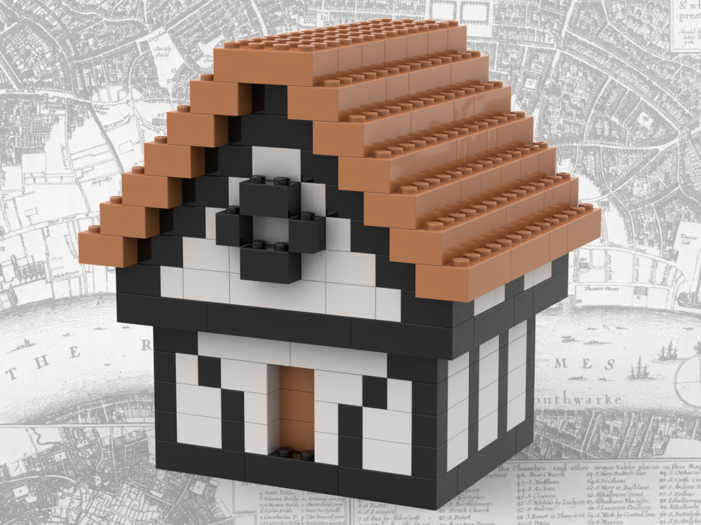 LEGO MOC Tudor House by DoesTheBrick | Rebrickable - Build with LEGO