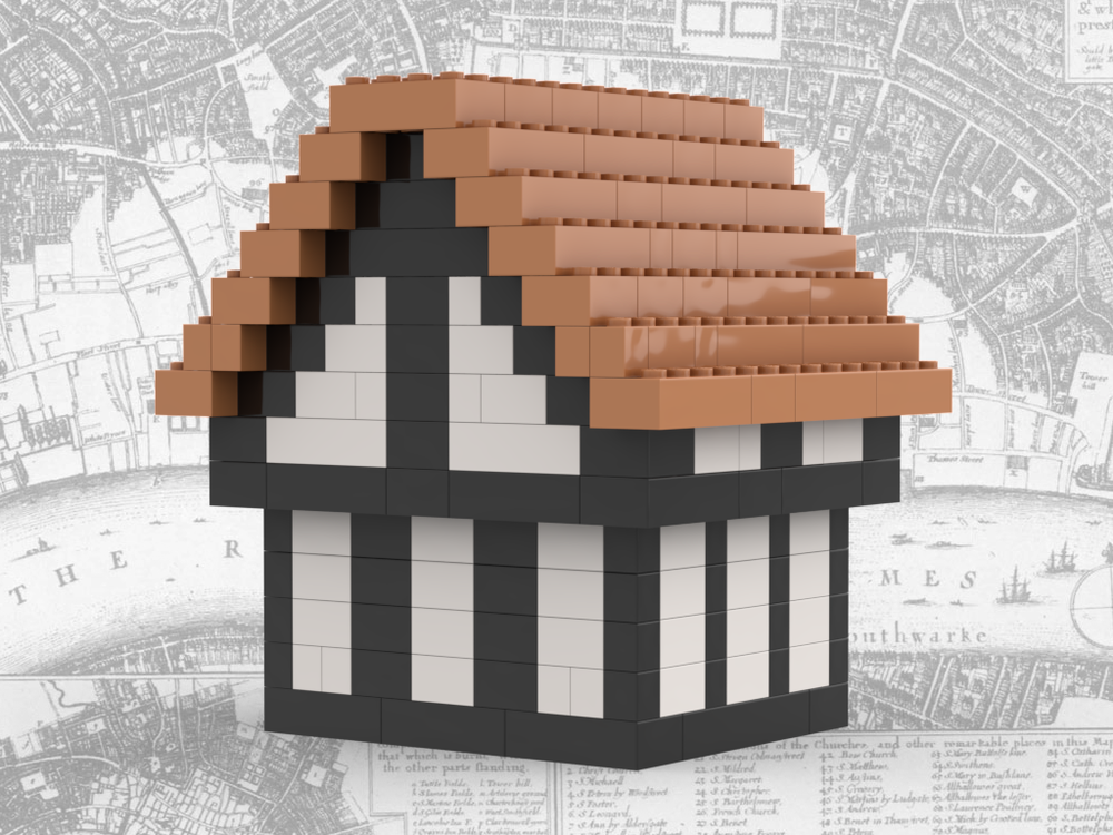LEGO MOC Tudor House by DoesTheBrick | Rebrickable - Build with LEGO