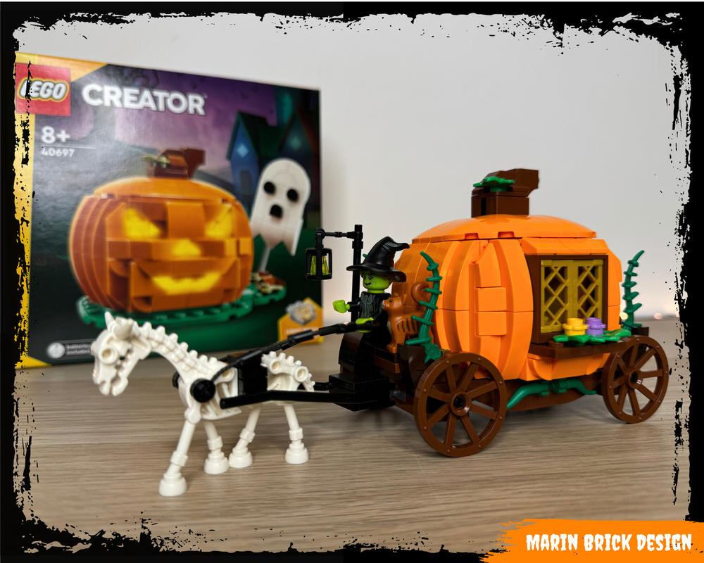 LEGO MOC LEGO Pumpkin Carriage Moc - Lego Halloween 40697 Mod moc by ...