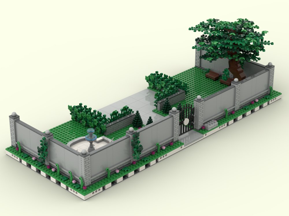 LEGO MOC X-Mansion Courtyard Expansion Version 3 by Kuragari1 ...