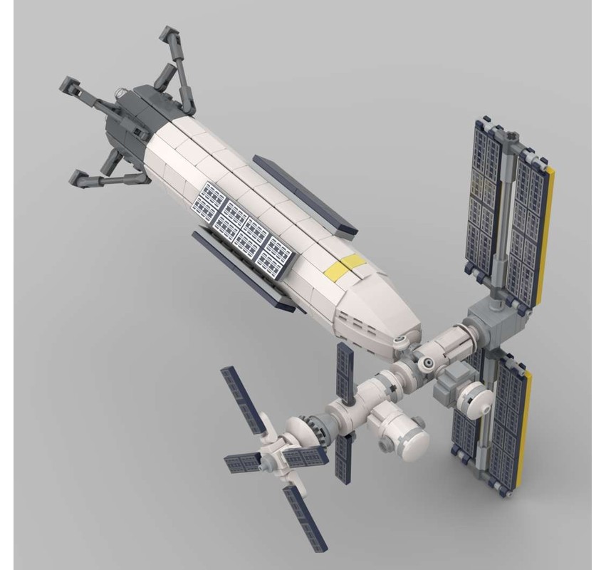 LEGO MOC Starship HLS (1:220) by TheBlackShark_77 | Rebrickable - Build ...