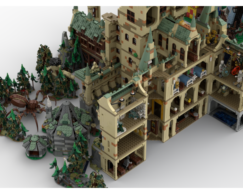 Lego Moc Ultimate Modular Hp Castle Grounds Bundle By Gobsmack