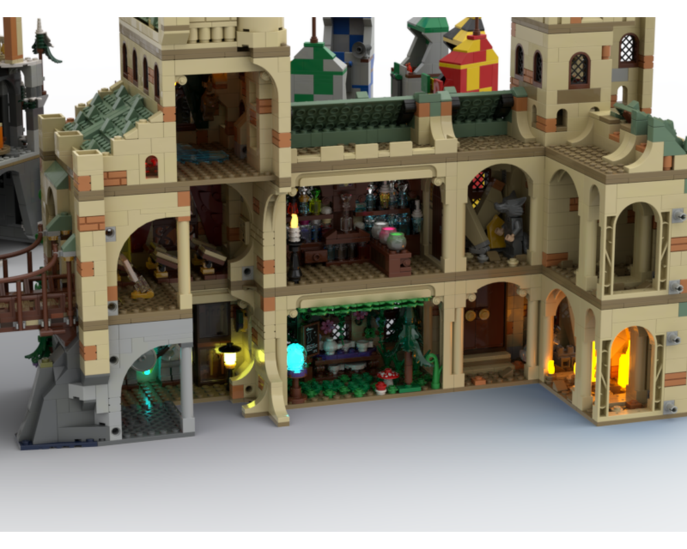 Lego Moc Ultimate Modular Hp Castle Grounds Bundle By Gobsmack
