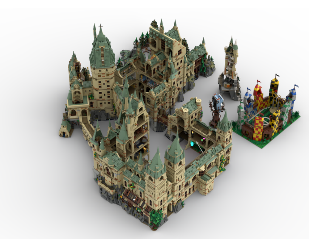 Lego Moc Ultimate Modular Hp Castle Grounds Bundle By Gobsmack