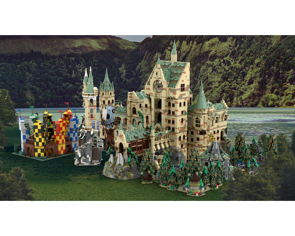 Lego Moc Ultimate Modular Hp Castle Grounds Bundle By Gobsmack