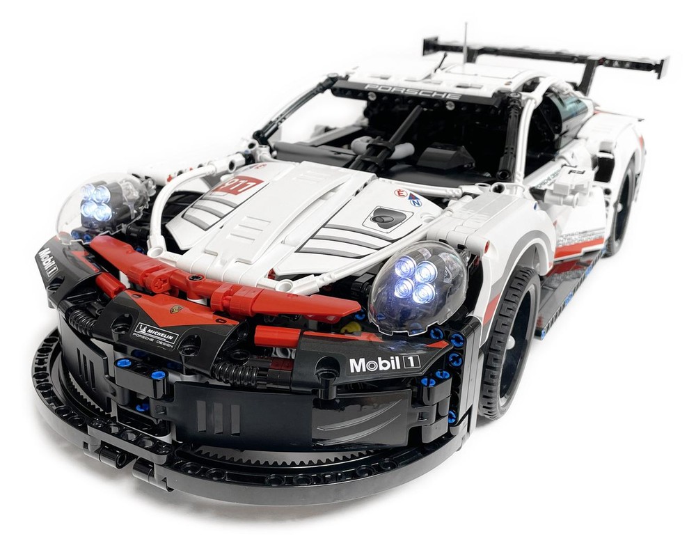 LEGO MOC 42096 Porsche 911 RSR RC MOD for LED Lights by otrans ...