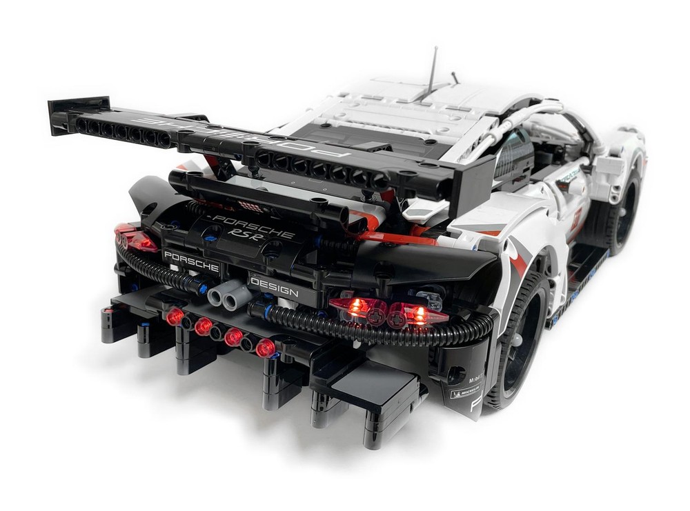 Lego Moc 42096 Porsche 911 Rsr Rc Mod For Led Lights By Otrans