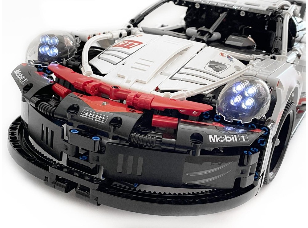 Lego Moc 42096 Porsche 911 Rsr Rc Mod For Led Lights By Otrans