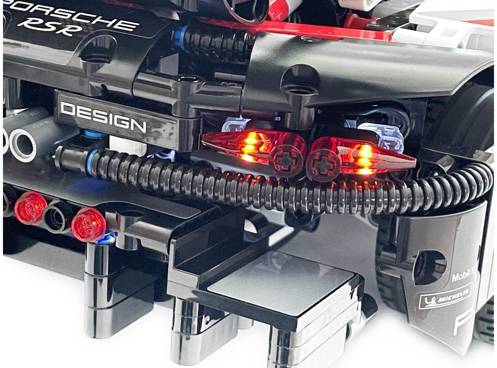 Lego Moc 42096 Porsche 911 Rsr Rc Mod For Led Lights By Otrans