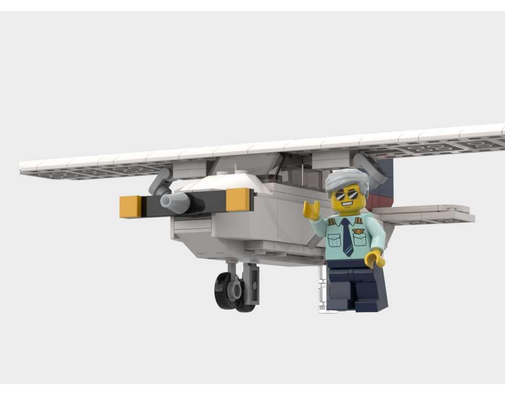 LEGO MOC Cessna 152 by Aerobrix | Rebrickable - Build with LEGO
