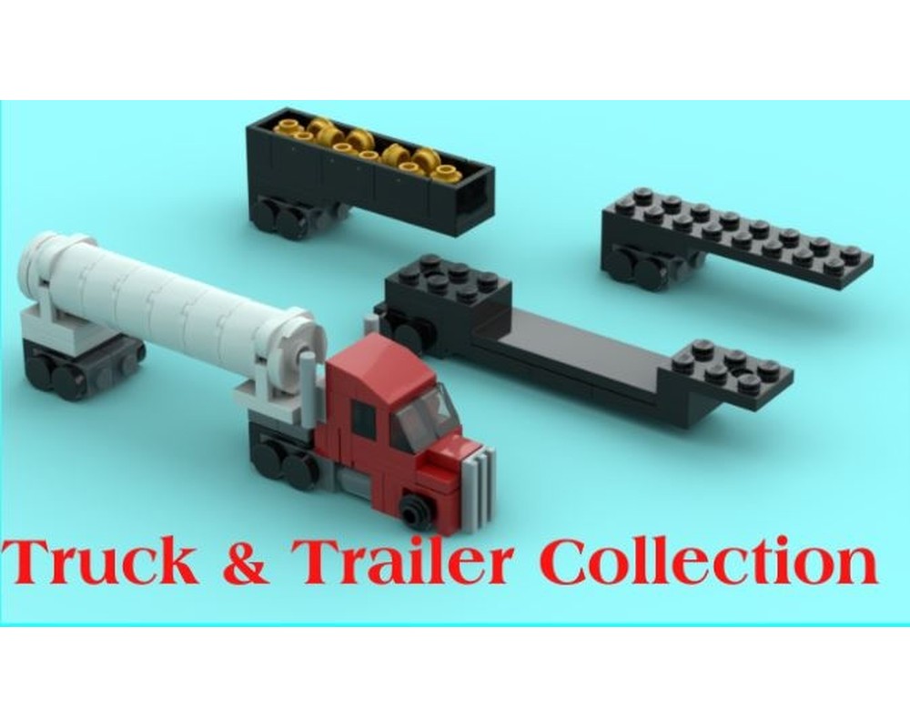 LEGO MOC Micro tractor trailer with trailer collection by medleyj ...