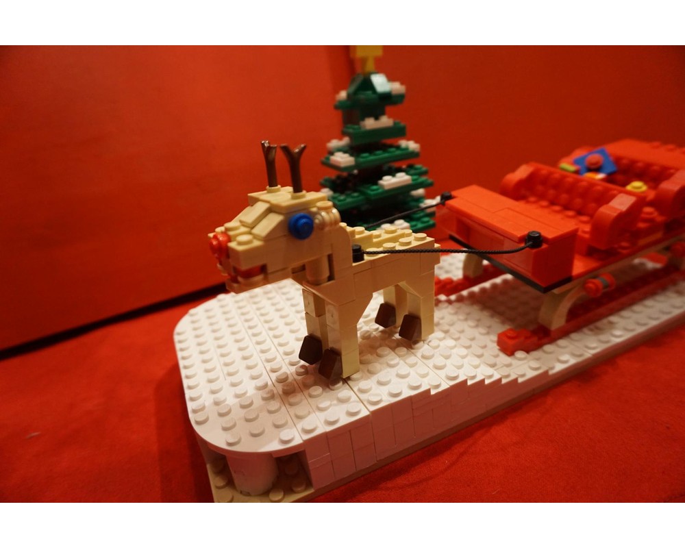 LEGO MOC Red Nosed Rudolf & his Sleight by Taran | Rebrickable - Build ...