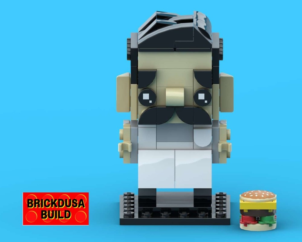 LEGO MOC Bob - Bob's Burgers by Brickdusa | Rebrickable - Build with LEGO