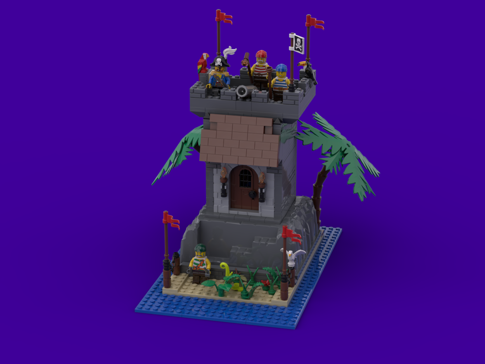 LEGO MOC Pirate Tower by Mlong1013 | Rebrickable - Build with LEGO