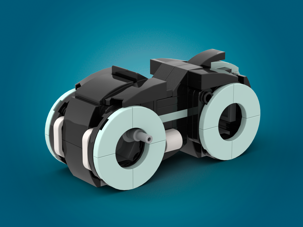 LEGO MOC Sam Flynn + TRON Legacy Light Cycle by abracada_brick ...