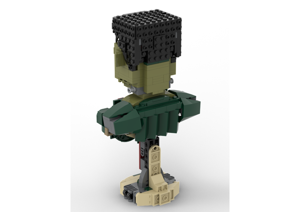 Lego Moc 31151 Frankenstein Bust By Zengogobrick Rebrickable Build