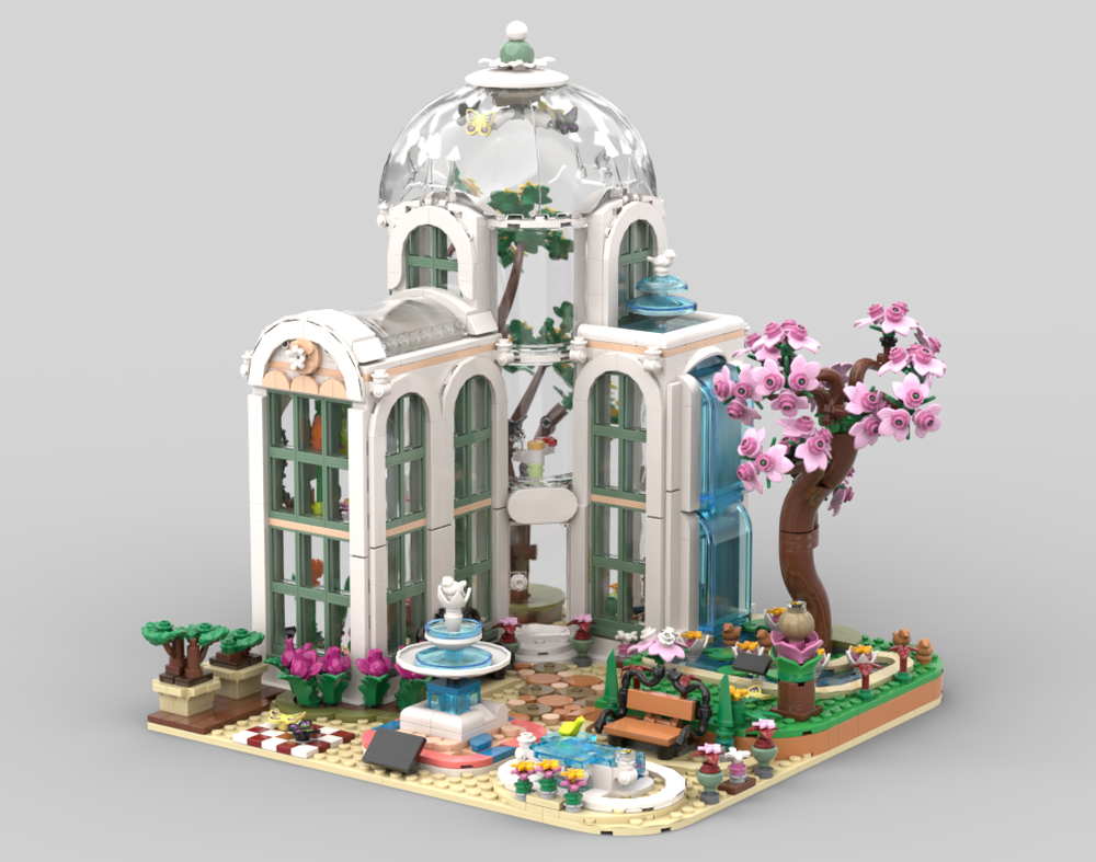 LEGO MOC 41757 x2 High-Rise Botanic Garden by crazy8ron | Rebrickable ...