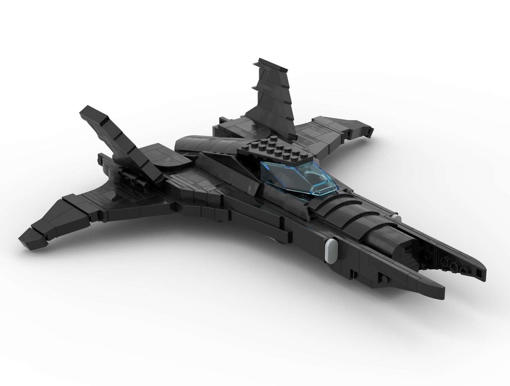 LEGO MOC Arkham Asylum Batwing by ironmatt | Rebrickable - Build with LEGO