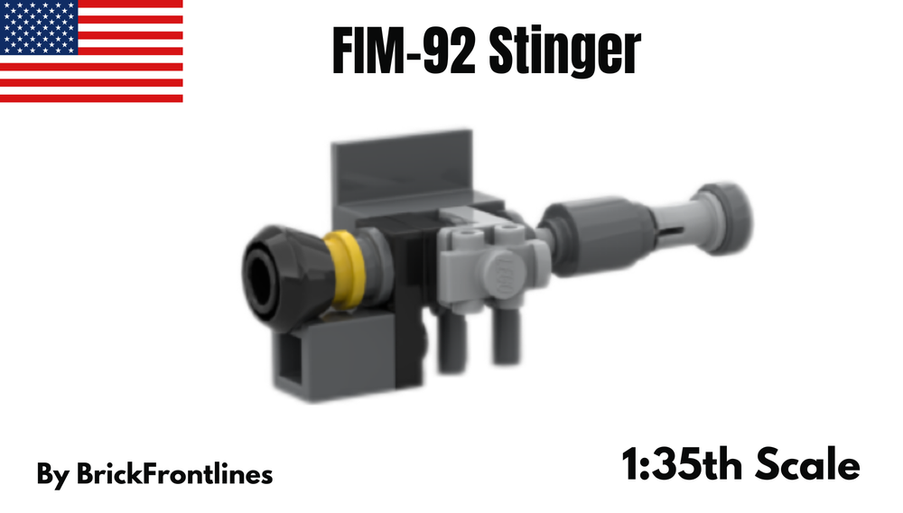 LEGO MOC FIM-92 Stinger by BrickFrontlines | Rebrickable - Build with LEGO