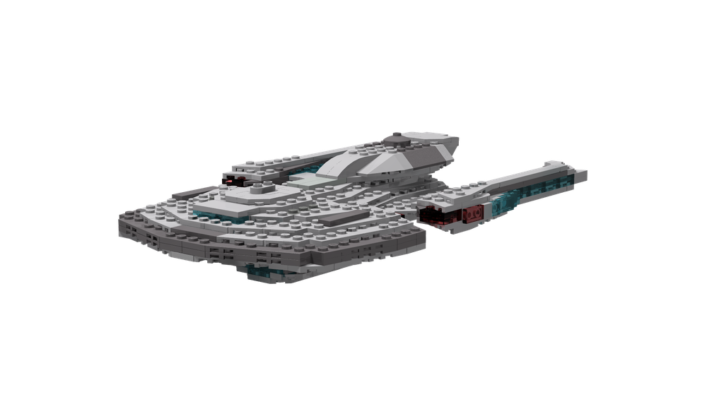 LEGO MOC-200731 Chekov-Class Starship (25th Century Springfield-Class ...
